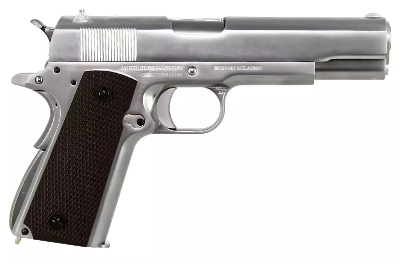 Colt M1911 Silver (AW Custom) CO2