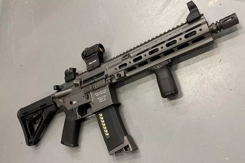 Réplique HK416 VFC Cérakote Titan custom